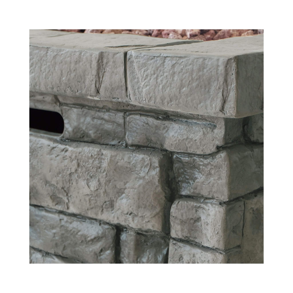 Alora 30-Inch Modern Outdoor 40K BTU Steel Frame Propane Fire Table ...