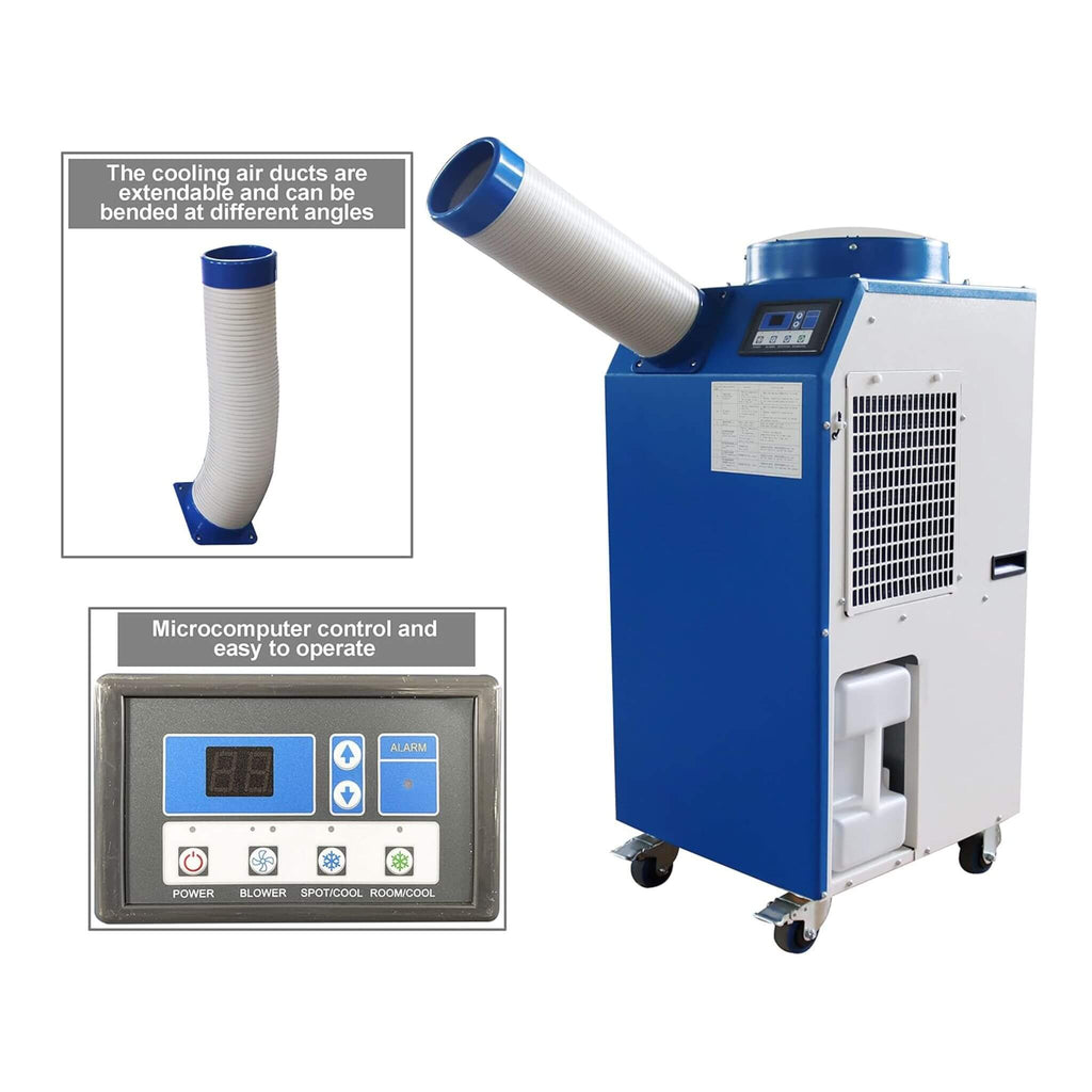 Heavy-Duty 220V Portable 11K BTU Outdoor Industrial Spot Cooler Air ...